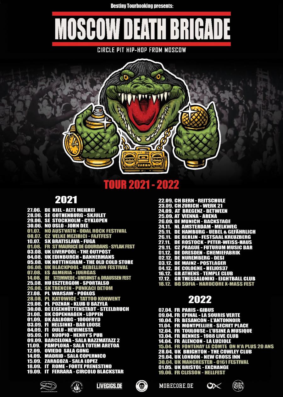 Event Moscow Death Brigade - 26/09/2021 - München - Backstage - Germany