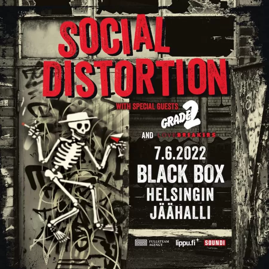 Concert Social Distortion - 07/06/2022 - Helsinki - Helsingin Jäähalli ...