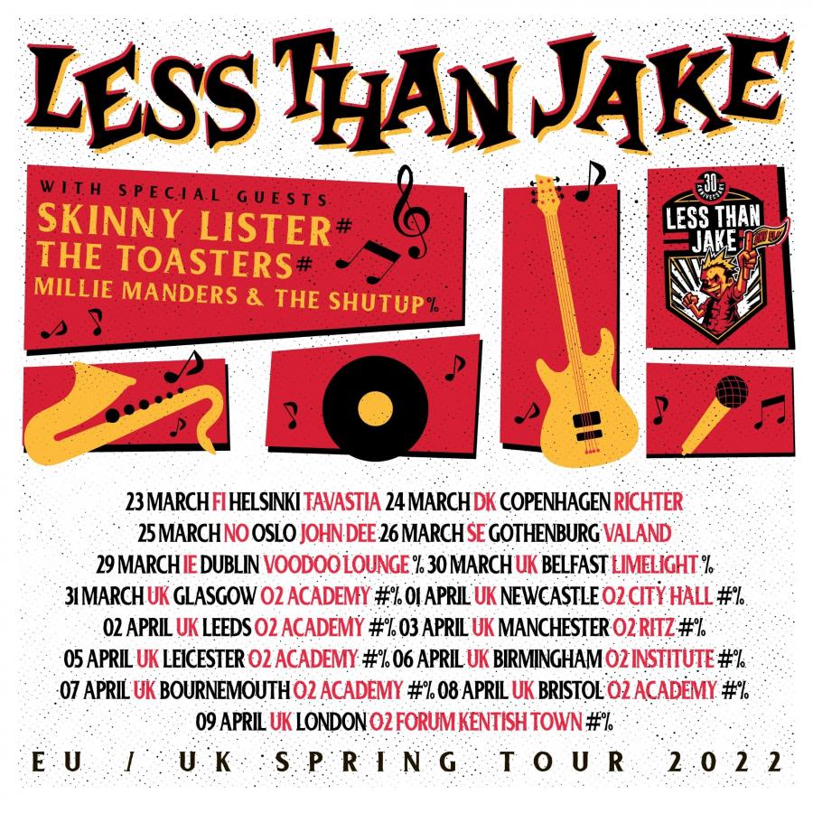 Event Less Than Jake - 02/04/2022 - Leeds - O2 Academy - United Kingdom