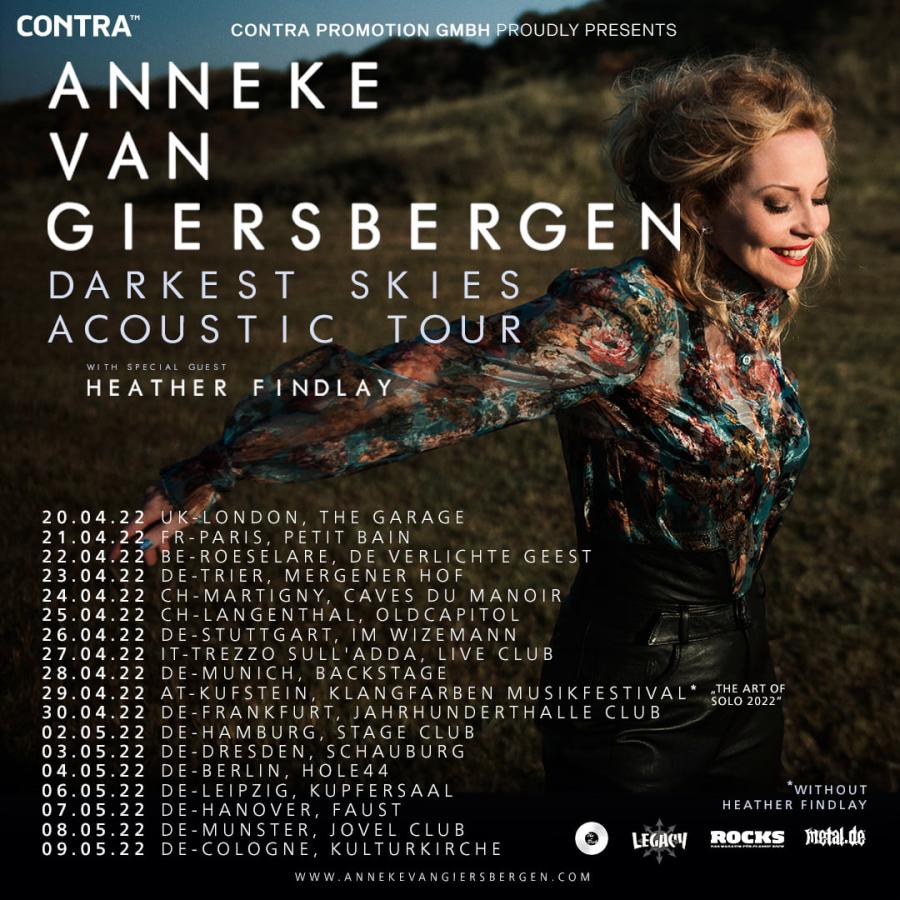 Event Anneke Van Giersbergen - 09/05/2022 - Köln - Kulturkirche - Germany