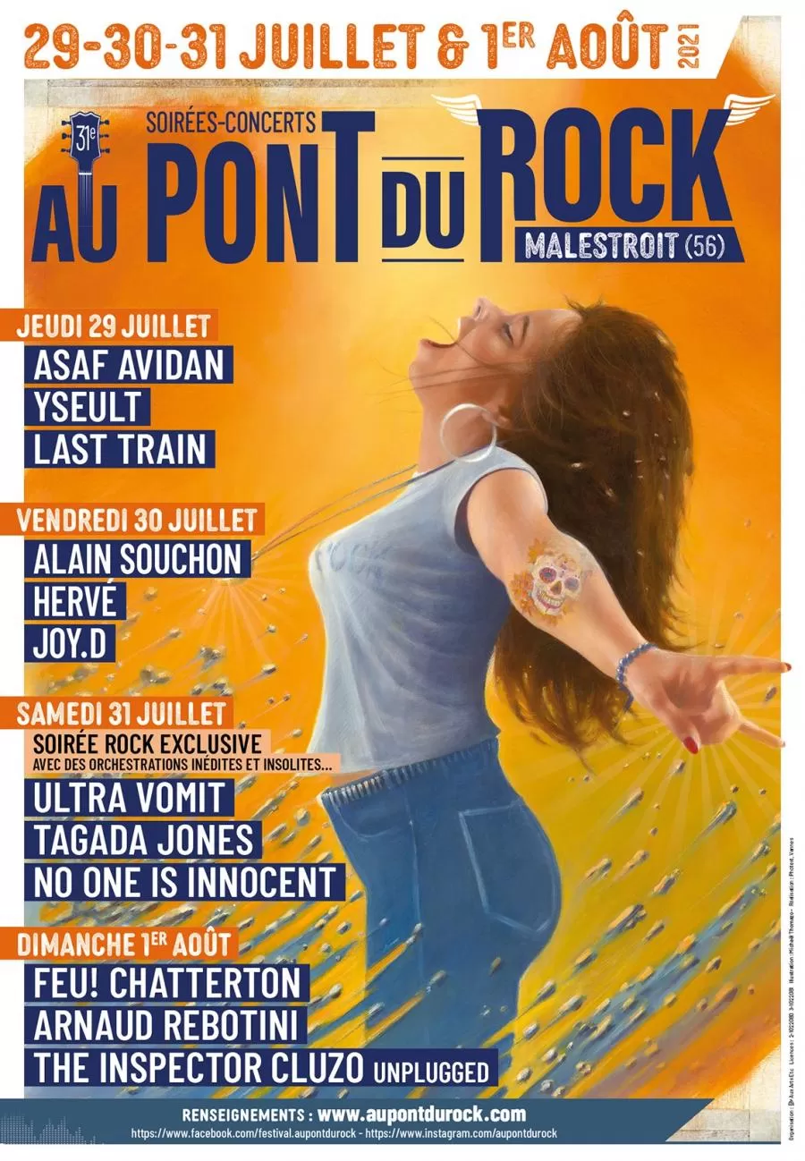 Festival au Pont du Rock 2021 - 29/07/2021 (4 jours) - Malestroit - France