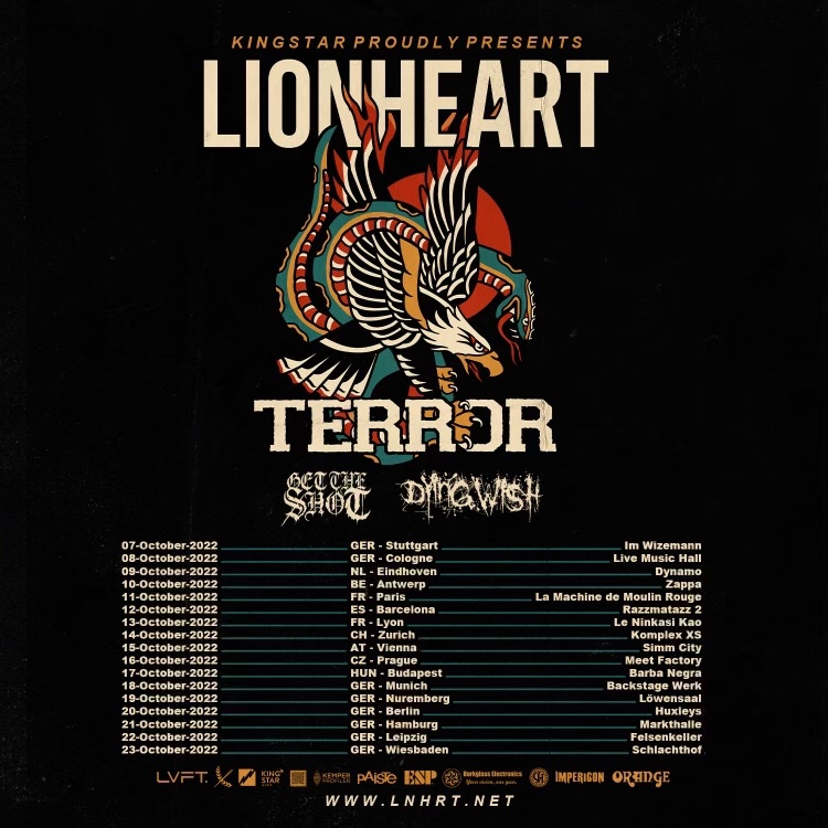 Concert Lionheart + Terror - 14/10/2022 - Zurich - Komplex 457 - Suisse