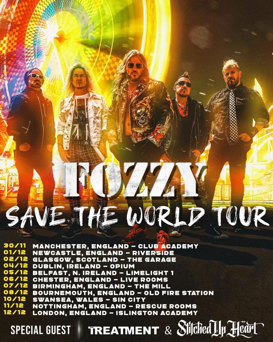 Event Fozzy - 05/12/2021 - Dublin - Opium - Ireland