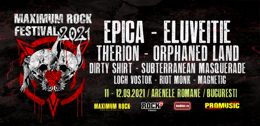 Maximum Rock Festival 2021 - 11/09/2021 (2 jours) - Bucharest - Arenele ...