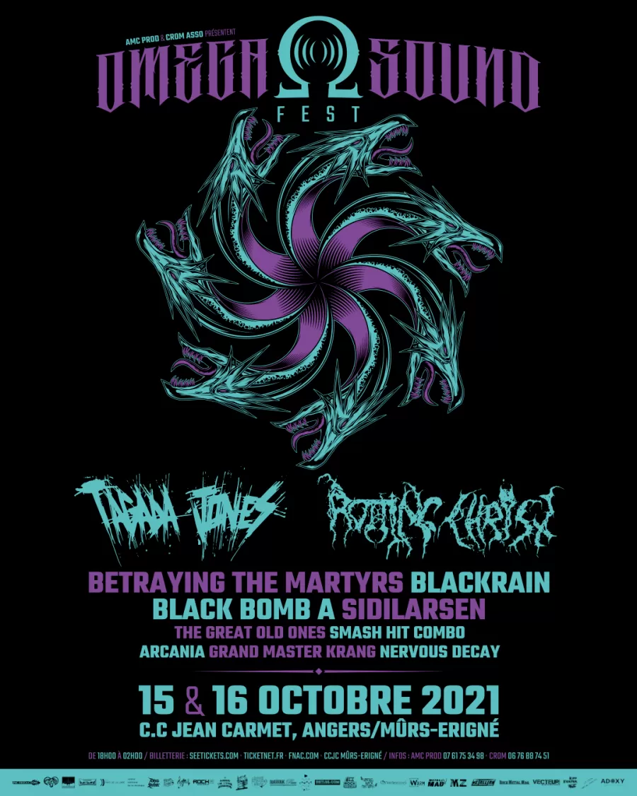 Omega Sound Fest 2021 - 15/10/2021 (2 jours) - Mûrs-Erigné - Centre ...