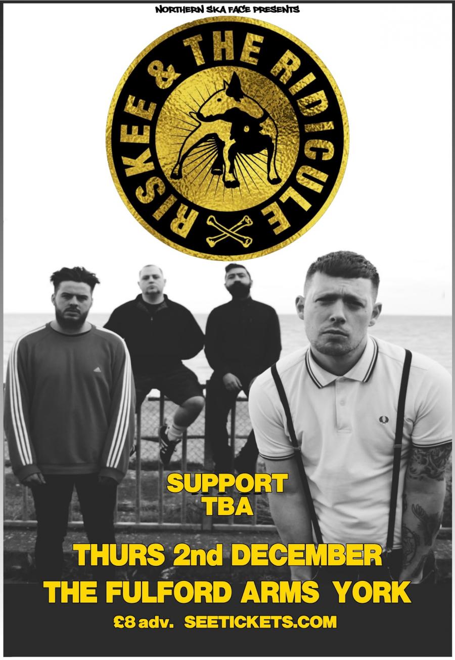 Concierto Riskee & The Ridicule - Cartel