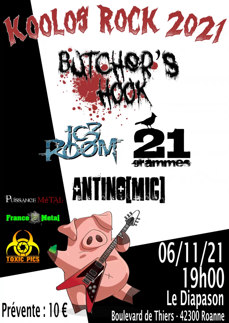 Koolos'Rock 2021 - 06/11/2021 - Roanne - Le Diapason - France
