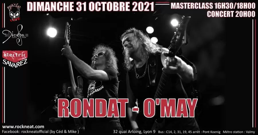Patrick Rondat + Pat O'may - 31/10/2021 - Lyon - Rock N Eat - France