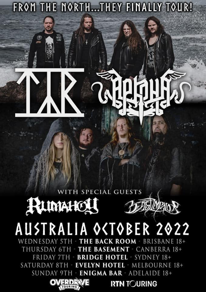 Tyr + Arkona - 07/10/2022 - Sydney - The Bridge Hotel - Australia