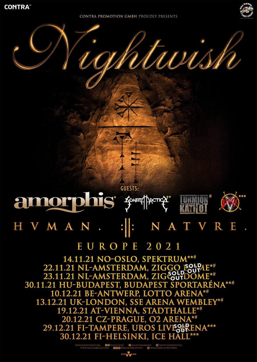 Event Nightwish - 30/12/2021 - Helsinki - Helsingin Jäähalli - Icehall ...