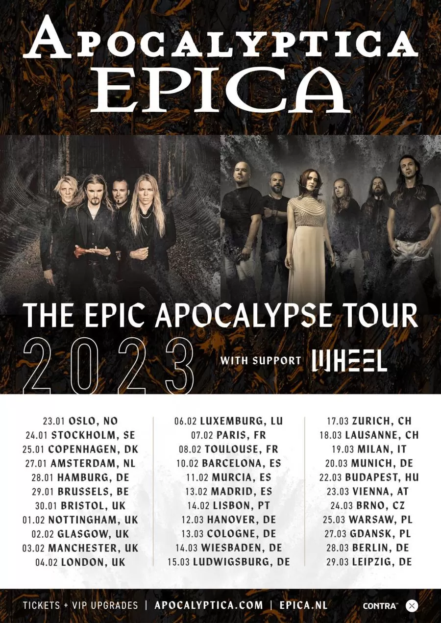 Concert Apocalyptica + Epica - 14/02/2023 - Lisboa - Coliseu - Portugal