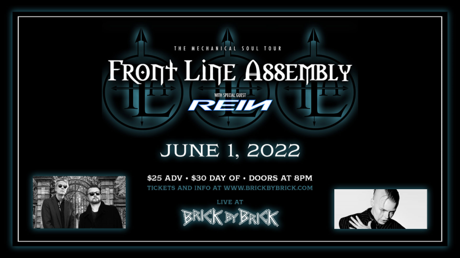 Front Line Assembly - 01/06/2022 - San Diego - Brick by Brick - United ...