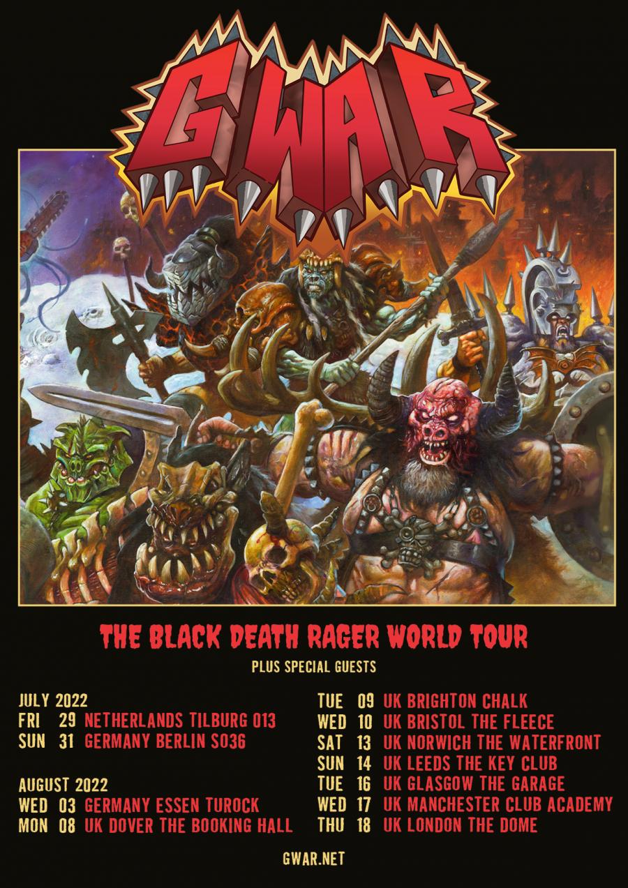 Concert Gwar - 18/08/2022 - London - The Dome - Royaume Uni
