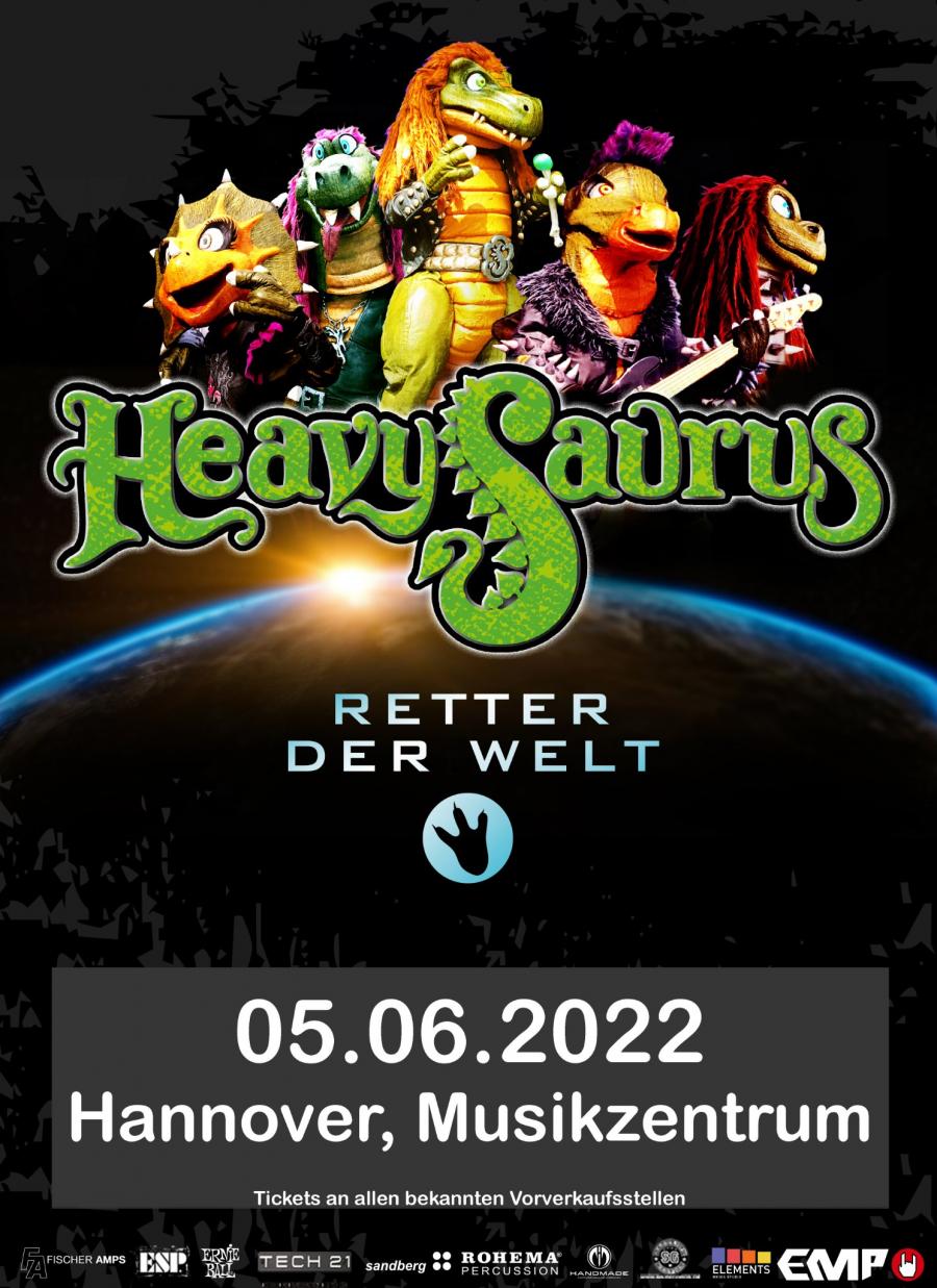 Concert Heavysaurus - 05/06/2022 - Hannover - MusikZentrum - Allemagne