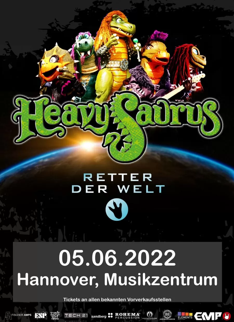 Concert Heavysaurus - 05/06/2022 - Hannover - MusikZentrum - Allemagne
