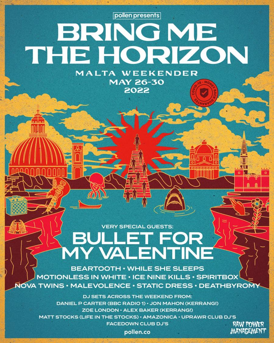 Bring Me The Horizon - Malta Weekender 2022 - 26/05/2022 (5 jours ...