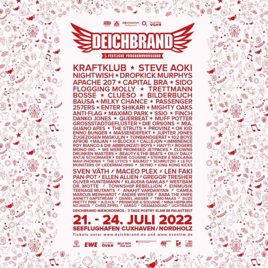 Deichbrand Festival 2022 - Line up