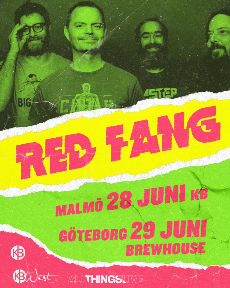 Concert Red Fang - 29/06/2022 - Gothenburg - Brewhouse - Suède
