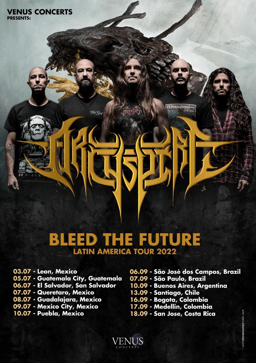 Event Archspire - 06/09/2022 - São José dos Campos - TBA - Brazil