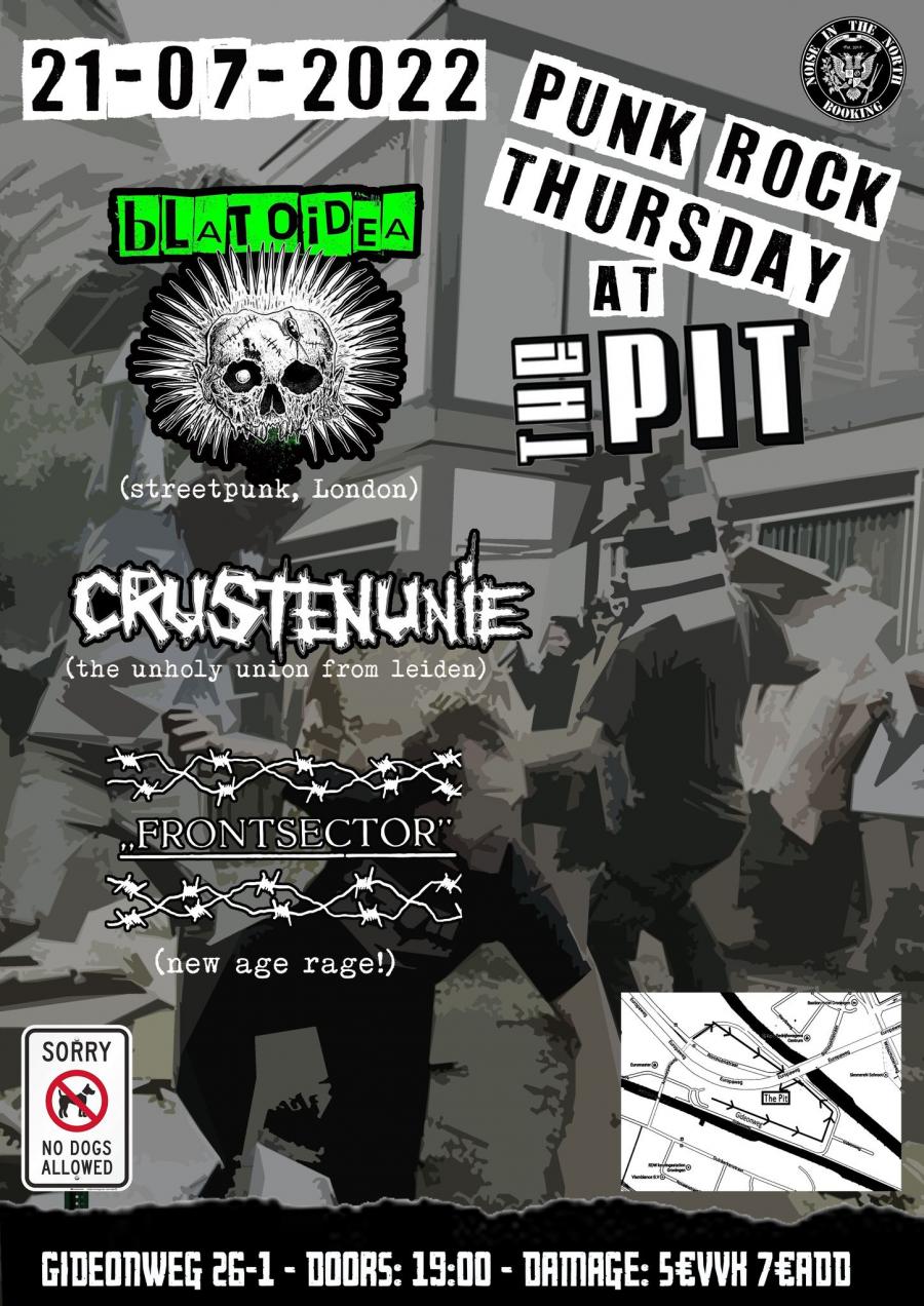 Blatoidea + Crustenunie - 21/07/2022 - Groningen - The Pit - Netherlands