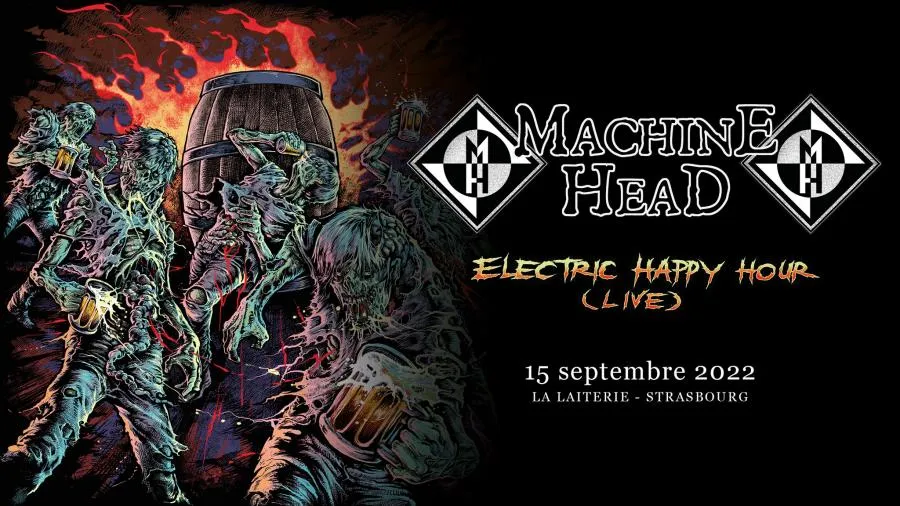 Concert Machine Head - 15/09/2022 - Strasbourg - La Laiterie Artefact ...