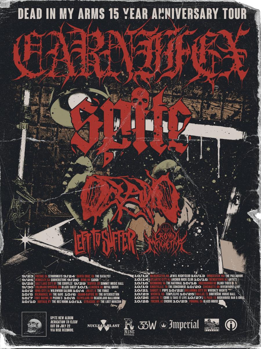 Event Carnifex - 06/10/2022 - Grand Rapids - The Intersection - United ...