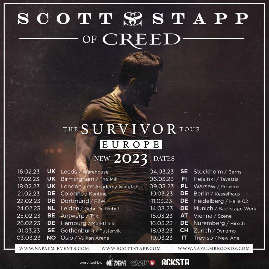 Concert Scott Stapp - 18/03/2023 - Zürich - Dynamo - Suisse