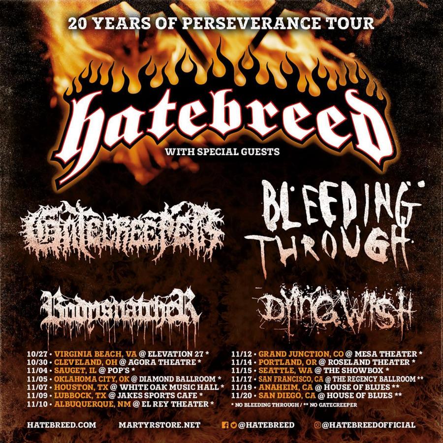 Evento Hatebreed - Line up