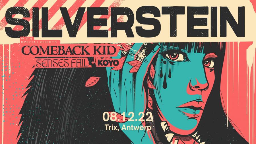 Konzert Silverstein - 08/12/2022 - Antwerpen - Trix - Belgien