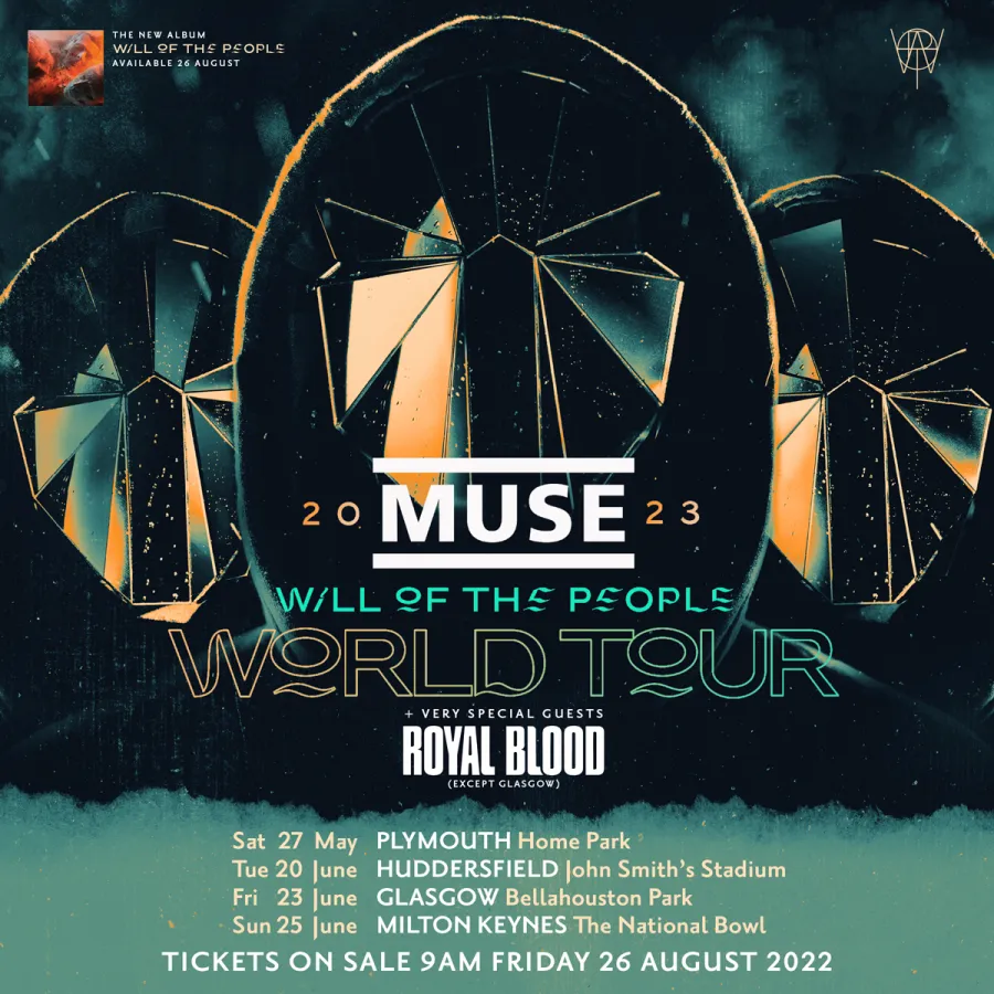 Concert Muse - 23/06/2023 - Glasgow - Bellahouston Park - Royaume Uni