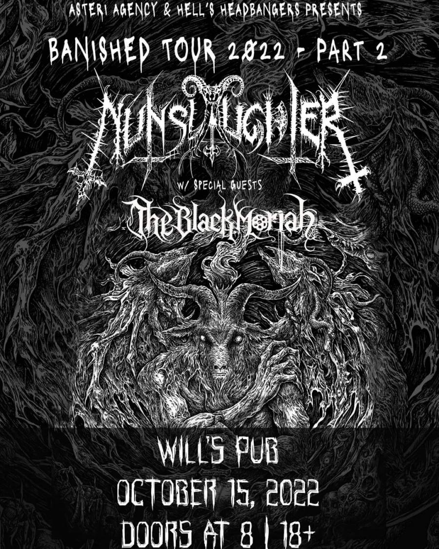 Event Nunslaughter - 15/10/2022 - Orlando - Will's Pub - United States