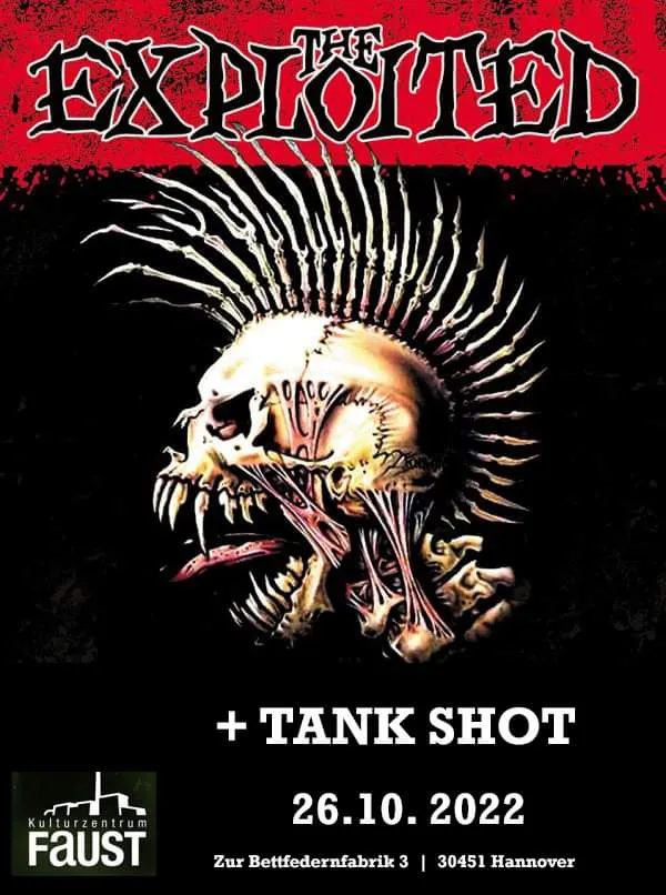 Concert The Exploited - 26/10/2022 - Hannover - Mephisto ...