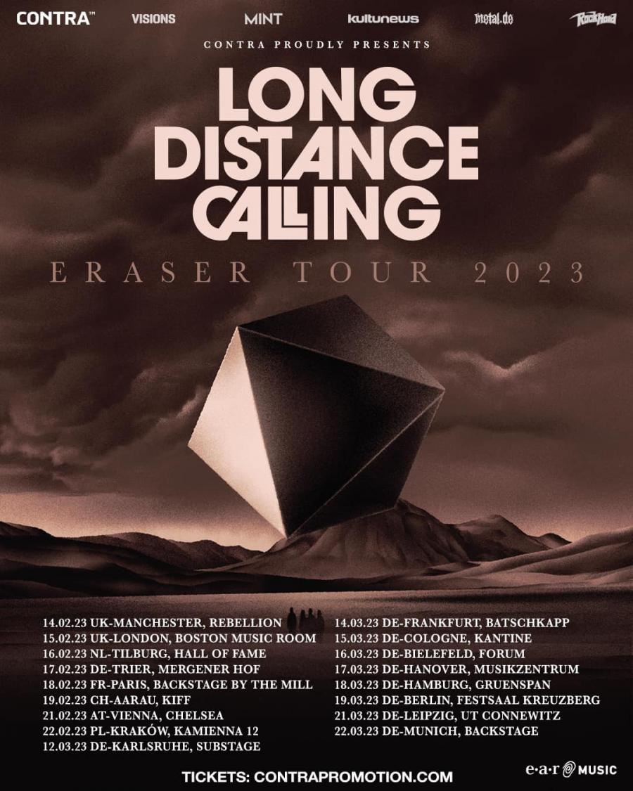 Concert Long Distance Calling - 15/02/2023 - London - Boston Music Room ...