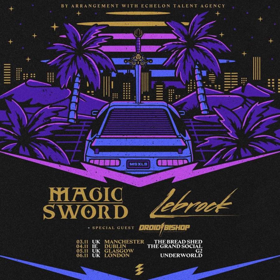 Event Magic Sword + Lebrock - 05/11/2022 - Glasgow - The Garage - G2 ...