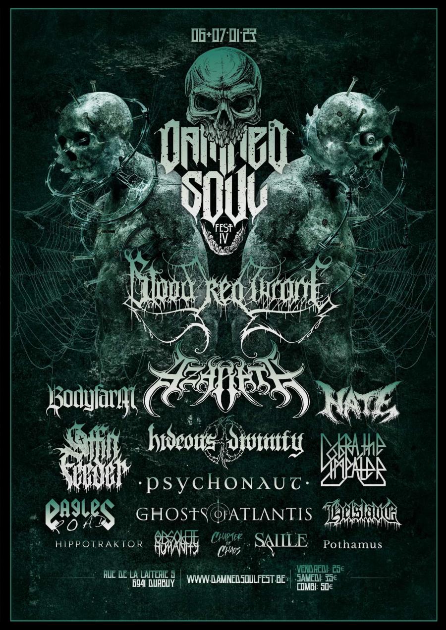Damned Soul Fest IV - Horaires / Running Order