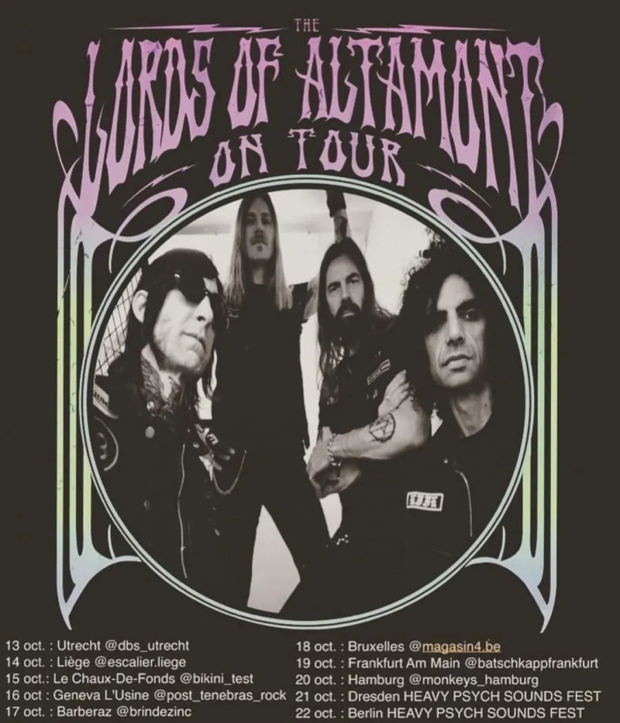 Concert The Lords Of Altamont - 19/10/2022 - Frankfurt - Batschkapp ...