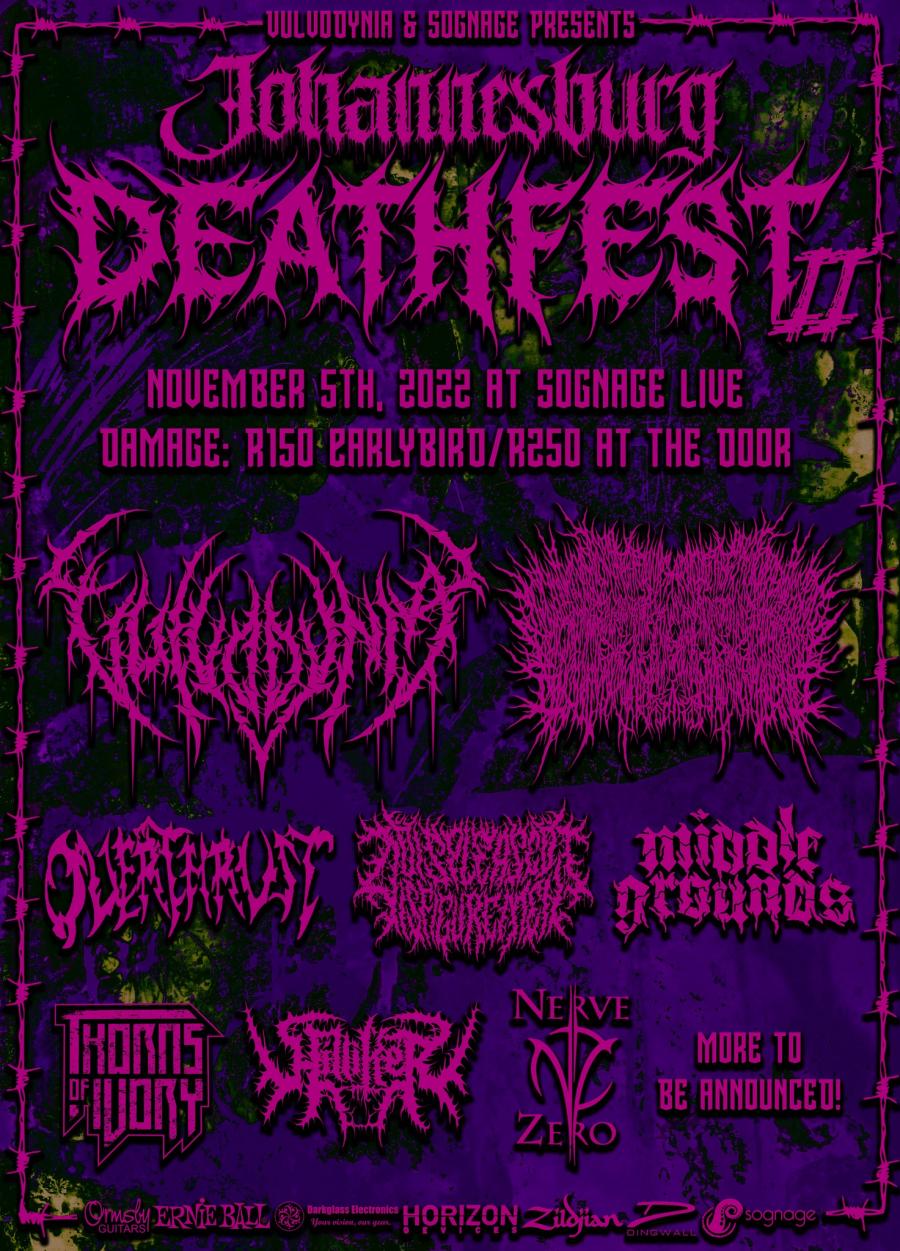 Johannesburg Deathfest 2022 - 05/11/2022 - Johannesburg - Sognage ...