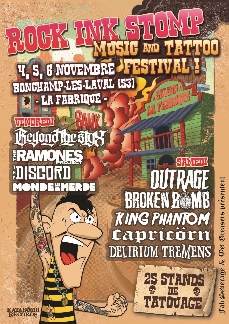 Rock Ink Stomp 2022 - 04/11/2022 (3 jours) - Bonchamp-lès-Laval - France