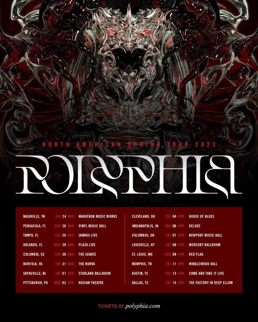 Concert Polyphia - 14/04/2023 - Dallas - The Factory - Etats-Unis