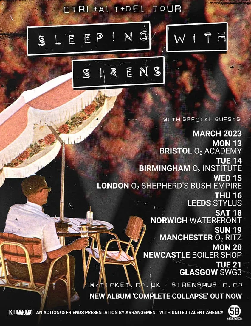Concert Sleeping With Sirens - 19/03/2023 - Manchester - O2 Ritz ...