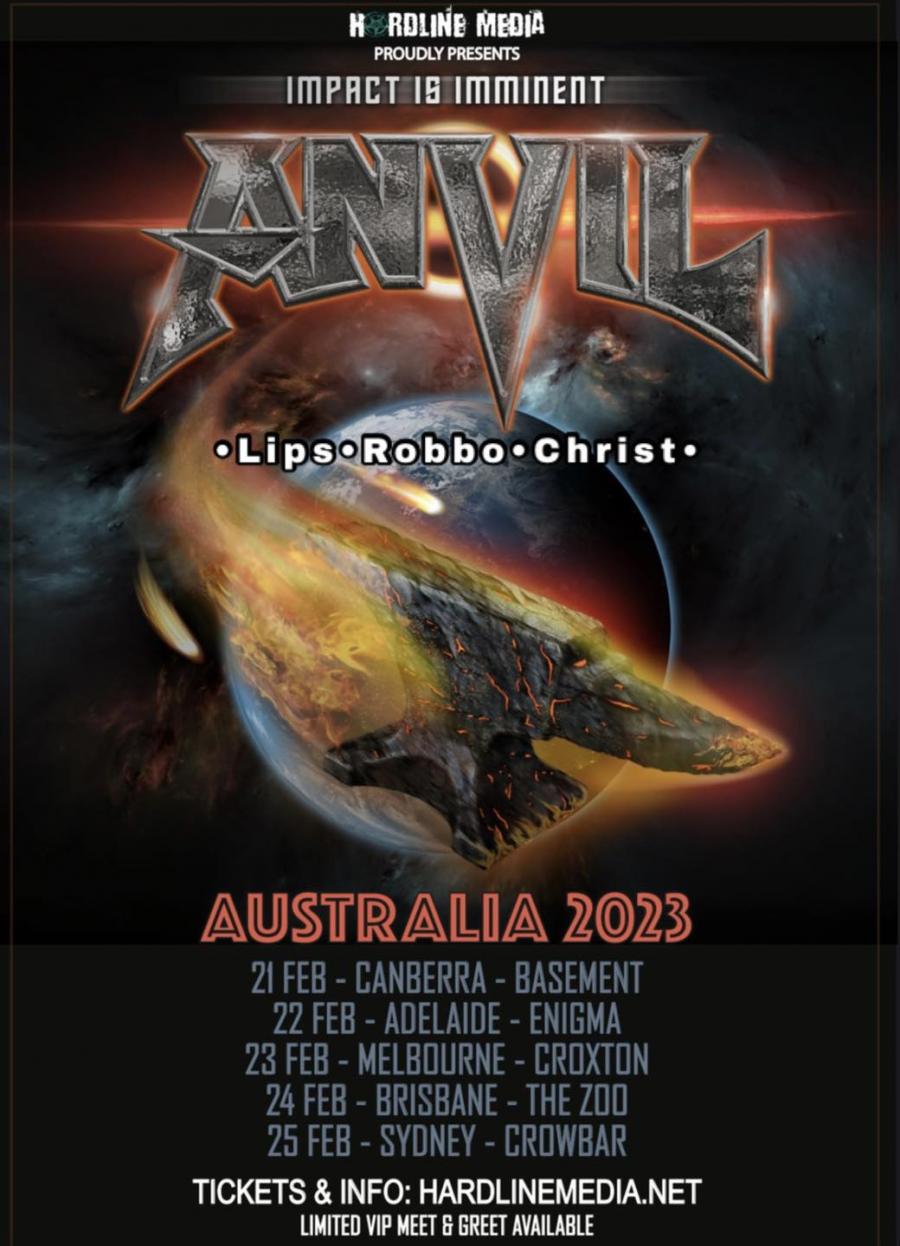 Concert Anvil - 25/02/2023 - Sydney - Crowbar - Australie