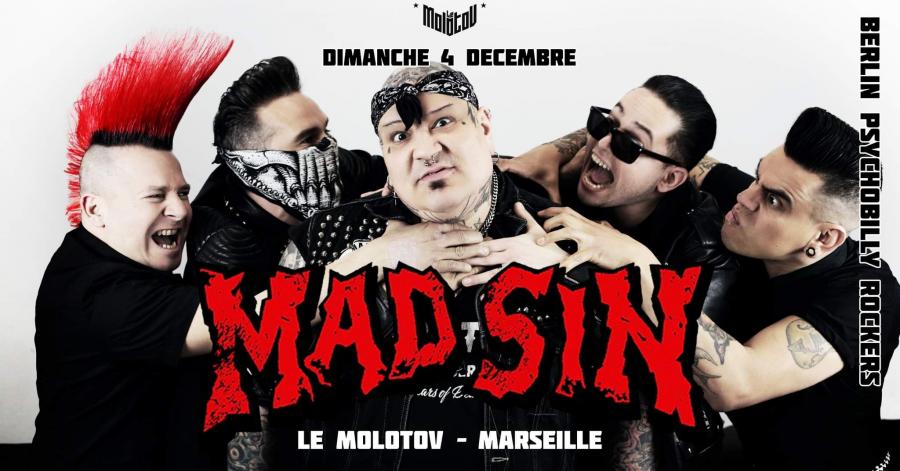 Event Mad Sin - 04/12/2022 - Marseille - Le Molotov - France