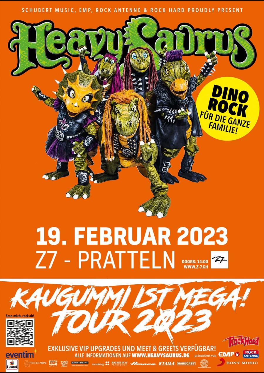 Concierto Heavysaurus - 19/02/2023 - Pratteln - Z7 - Suiza