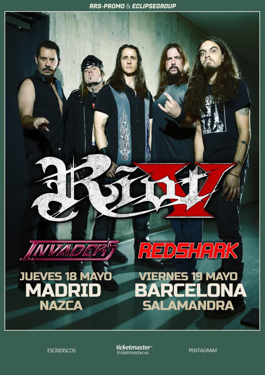 Konzert Riot V - 18/05/2023 - Madrid - Nazca - Spanien