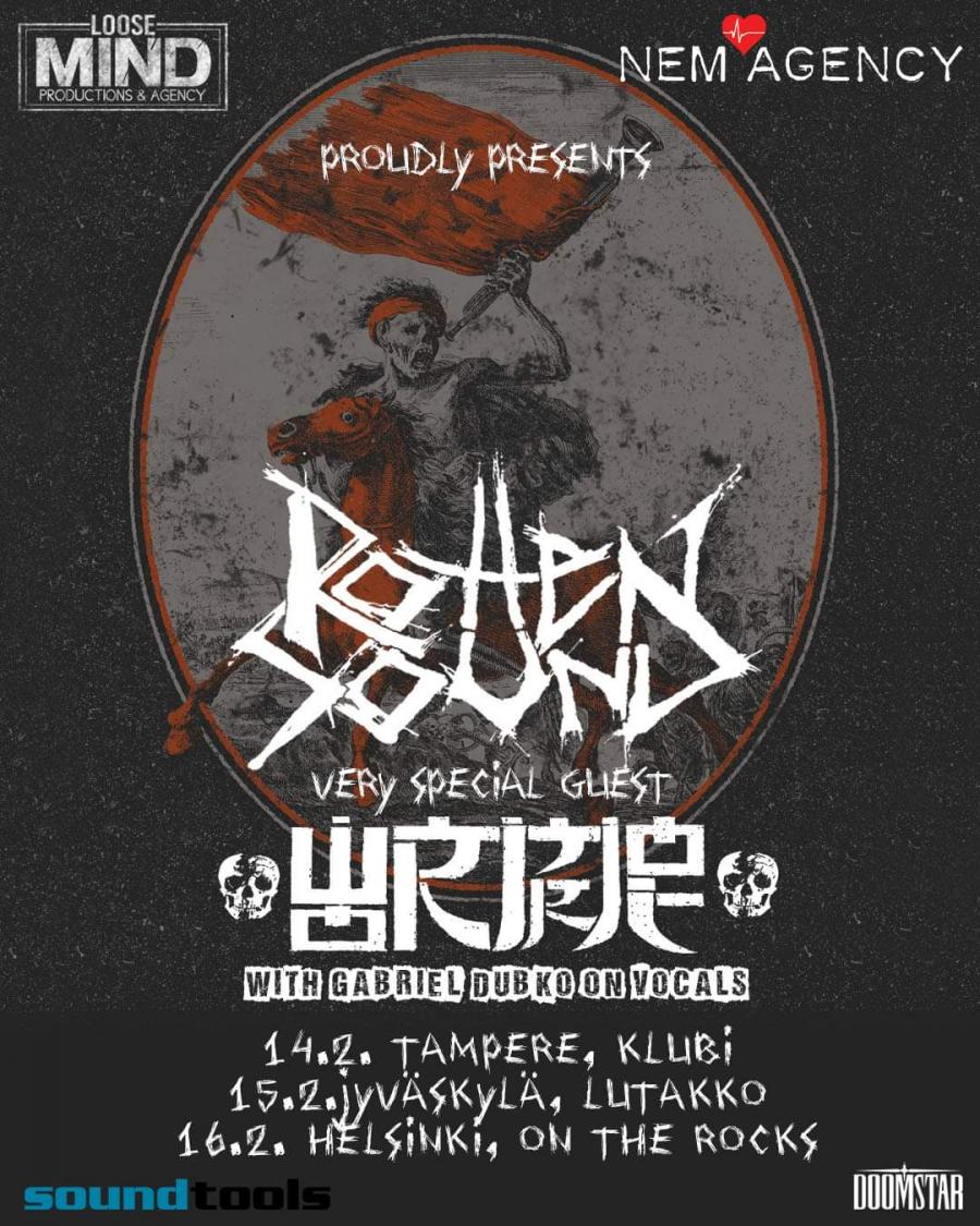 Event Rotten Sound - 14/02/2023 - Tampere - Klubi - Finland