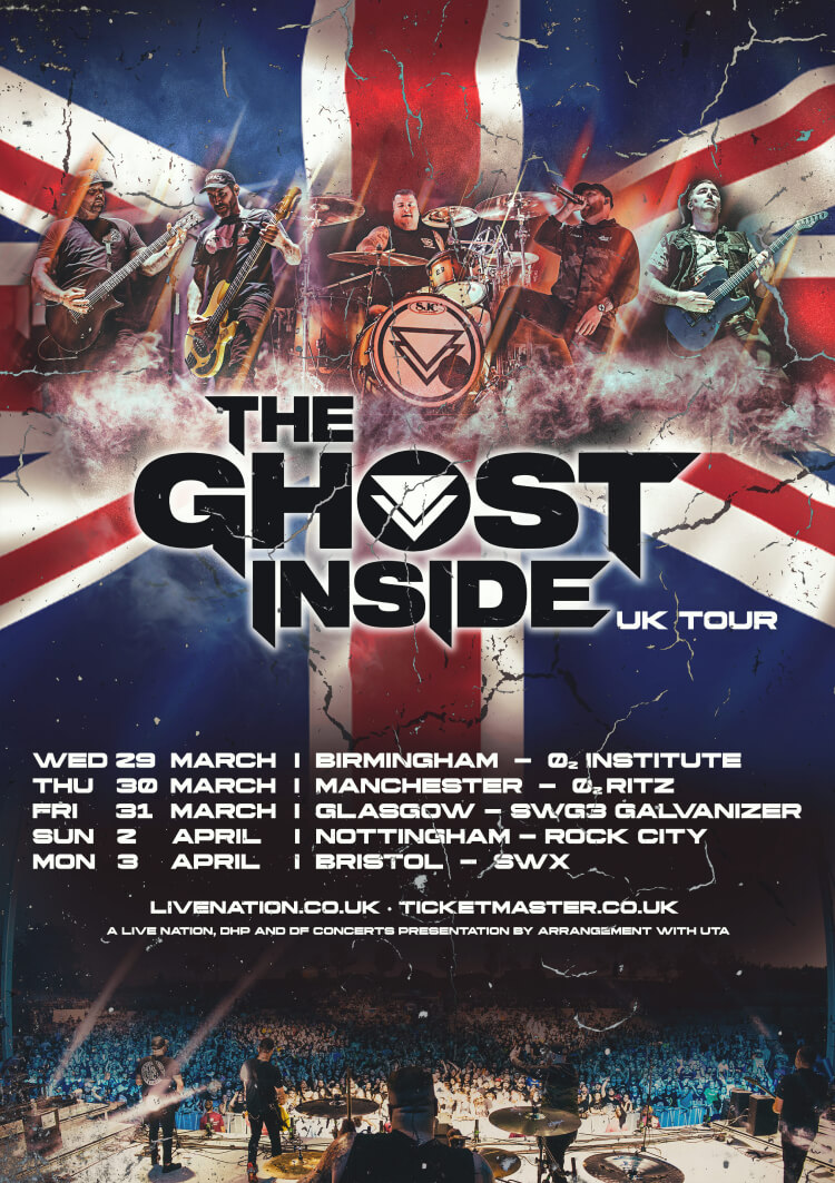 Concert The Ghost Inside - 31/03/2023 - Glasgow - SWG3 - Royaume Uni