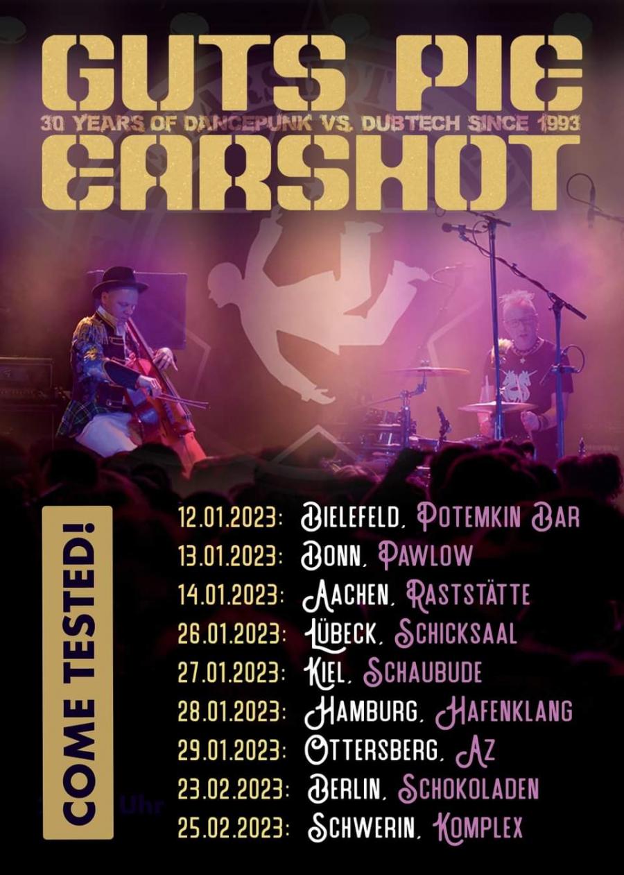 Concert Guts Pie Earshot - 13/01/2023 - Bonn - Pawlow - Allemagne