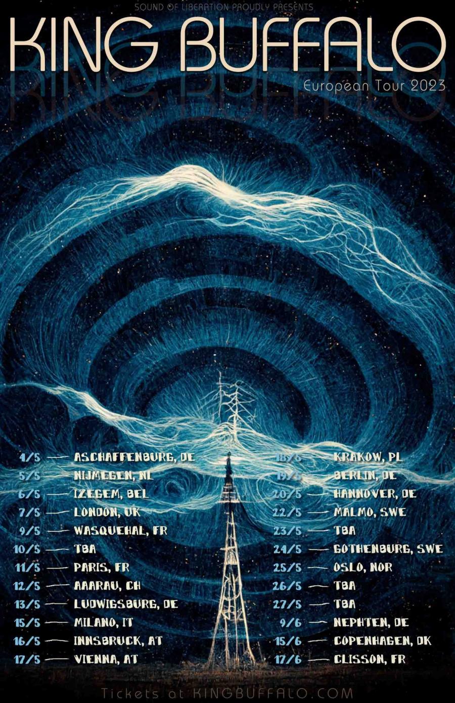 Event King Buffalo - 24/05/2023 - Gothenburg - The Abyss - Sweden