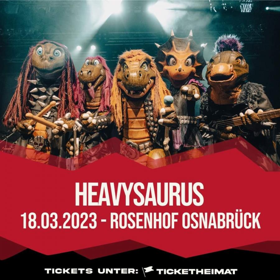 Concert Heavysaurus - 18/03/2023 - Osnabrück - Rosenhof - Allemagne