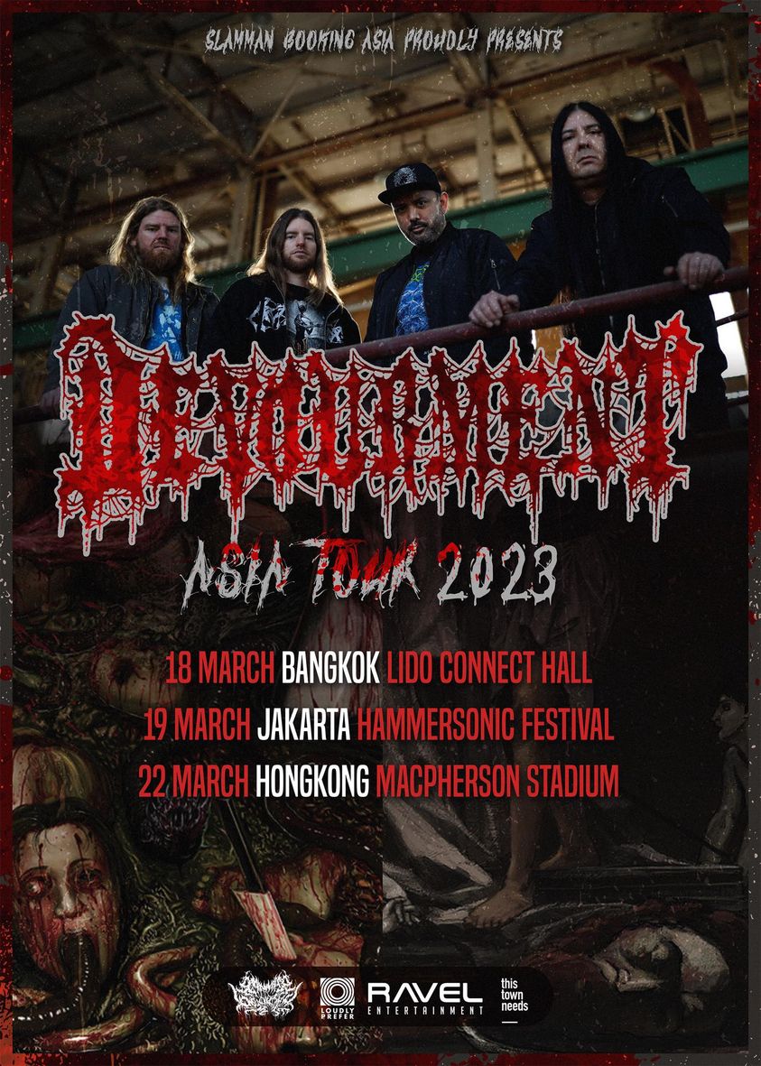 Devourment - Asia Tour 2023 - Line up